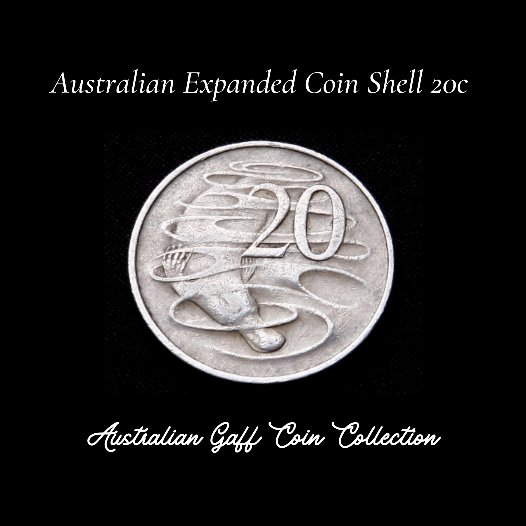 Expanded Coin Shell Australian 20c | Global Magic Shop